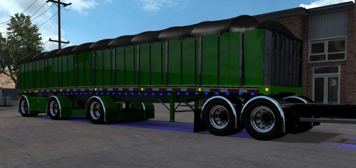48FT Manac Flatbed Trailer v1.1 for ATS - ATS Mod | American Truck ...