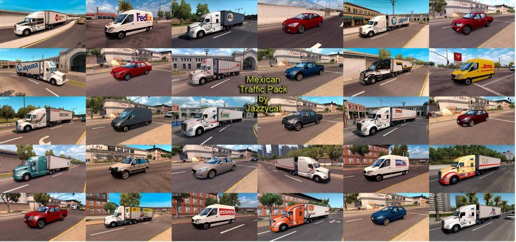 AI Traffic Pack by Jazzycat v16.6.2 Mod - ATS Mod | American Truck ...