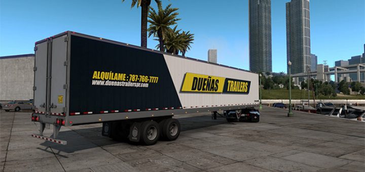 ATS Trailer Skins Mods | American Truck Simulator Trailer Skins mods