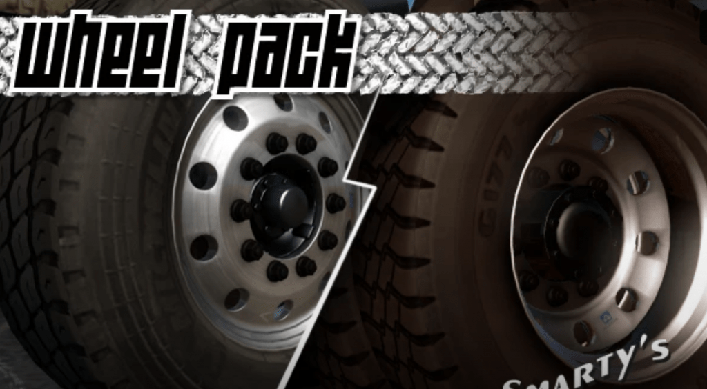 Smarty's Wheel Pack v1.6 1.40 Mod - ATS Mod | American Truck Simulator Mod
