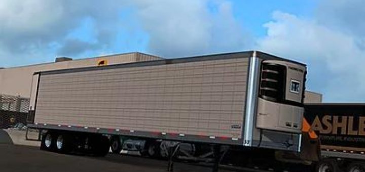 Custom great dane reefer Trailer - ATS Mod | American Truck Simulator Mod