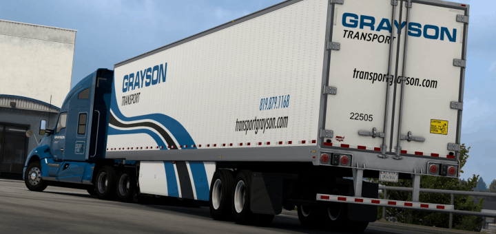 Box Trailers - ATS Mods | American Truck Simulator Box Trailers Mods