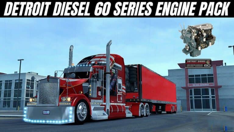DETROIT DIESEL 60 SERIES ENGINE PACK [ATS 1.39] Mod - ATS Mod ...