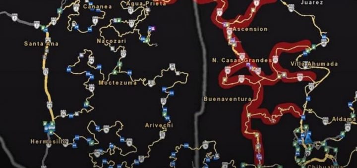 Sierra Nevada Map v2.2.35 1.40.x Mod - ATS Mod | American Truck ...