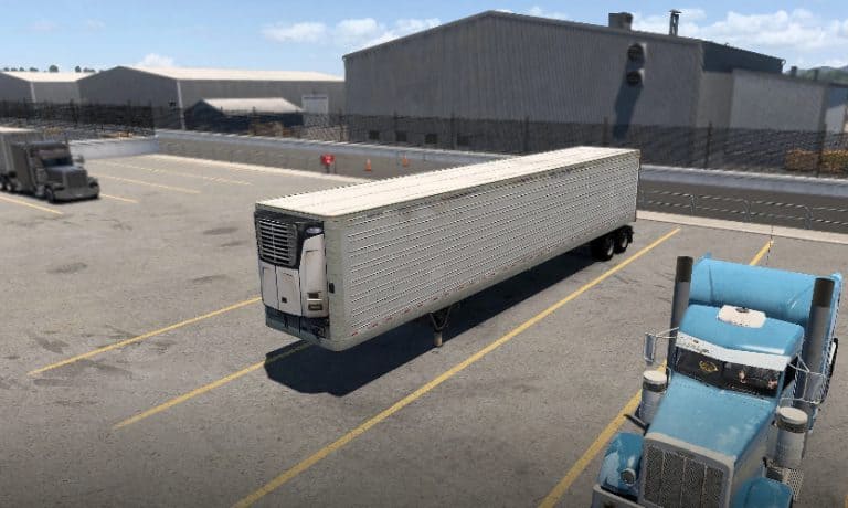 Rusty SCS Box Trailer v1.0 Mod - ATS Mod | American Truck Simulator Mod