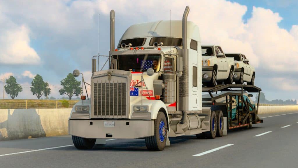 Skin Australian for Kenworth W900 Mod - ATS Mod | American Truck ...