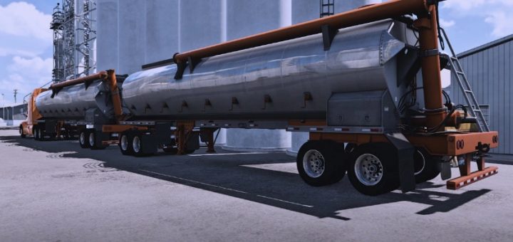 Grain Tipper Trailer - ATS Mod | American Truck Simulator Mod