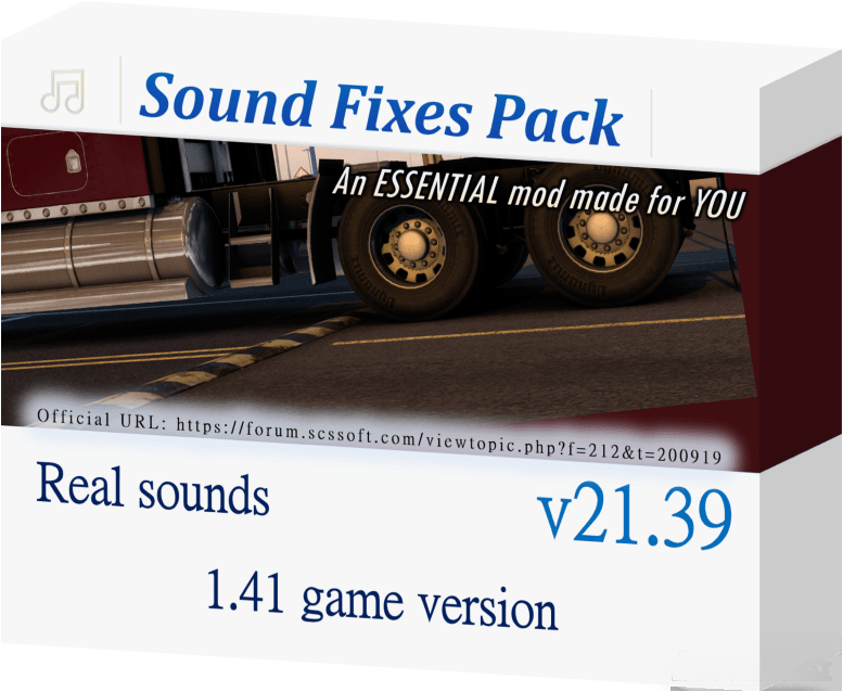 Sound Fixes Pack v 21.39 Mod - ATS Mod | American Truck Simulator Mod