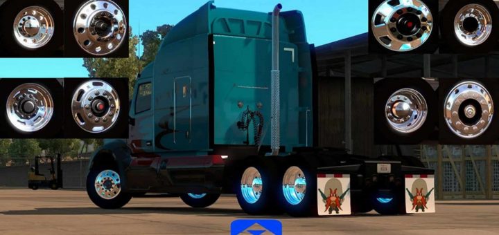 Alcoa Huge Rims (Truck AND Trailer) v1.0 Mod - ATS Mod | American Truck ...