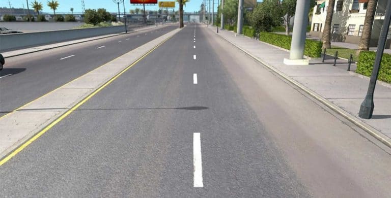 Better Lines – Improved Road Markings Mod Mod - ATS Mod | American ...