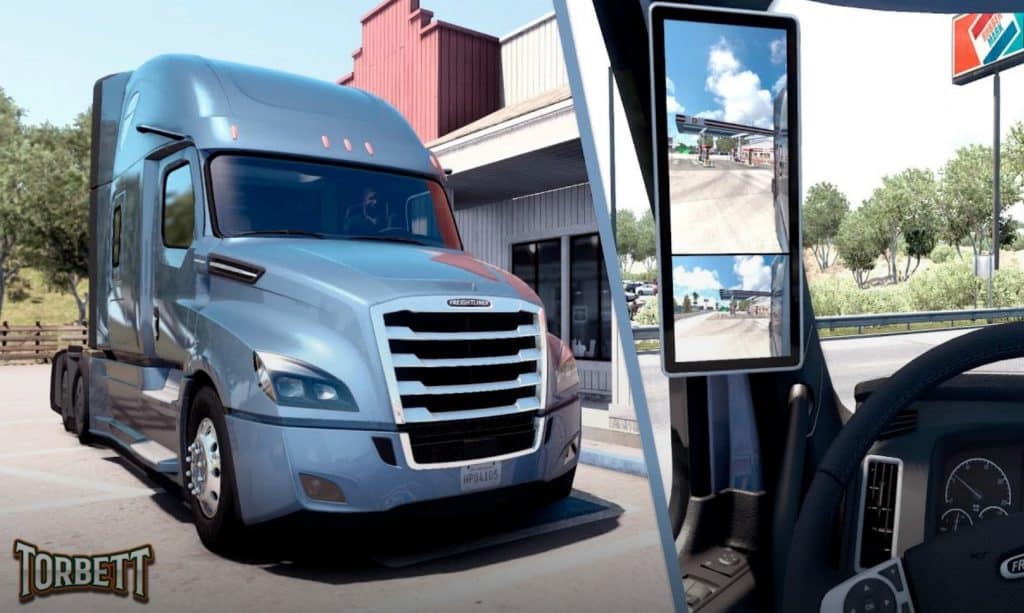 Cascadia NewGen Mirror Eye v1.0 Mod - ATS Mod | American Truck ...