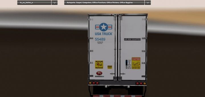 CJD LOG TRAILER V1.44 Mod - ATS Mod | American Truck Simulator Mod