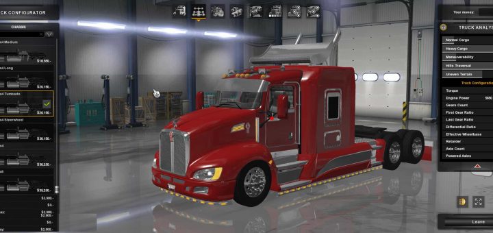 KENWORTH T909 V4.0 Mod - ATS Mod | American Truck Simulator Mod