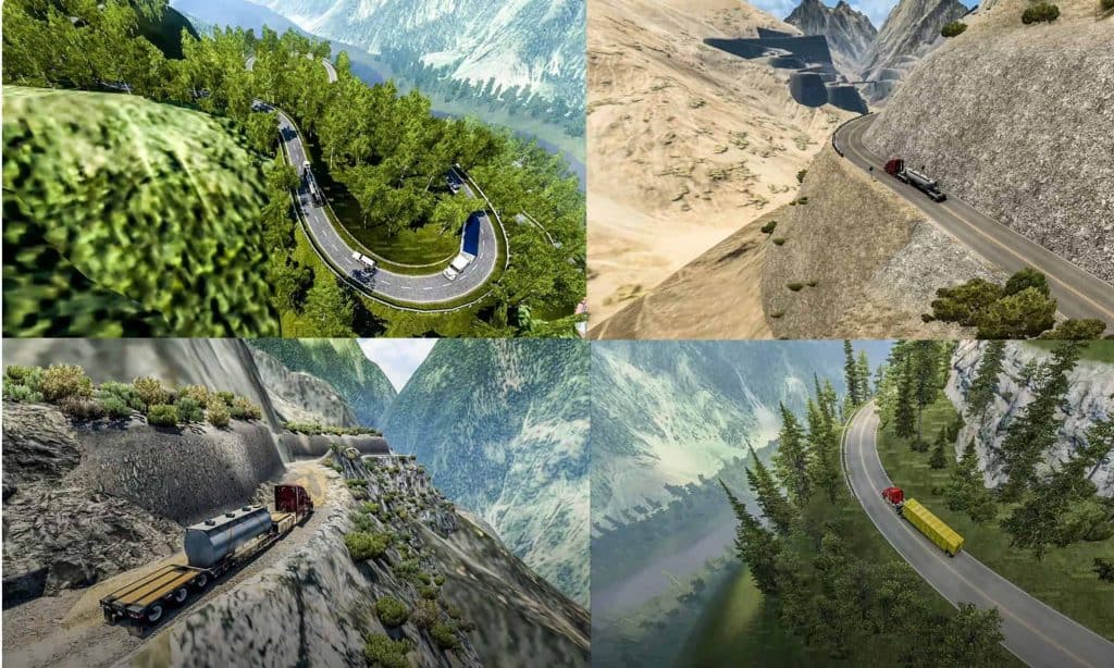 Most Dangerous Roads Map for ATS 1.41 Mod - ATS Mod | American Truck ...