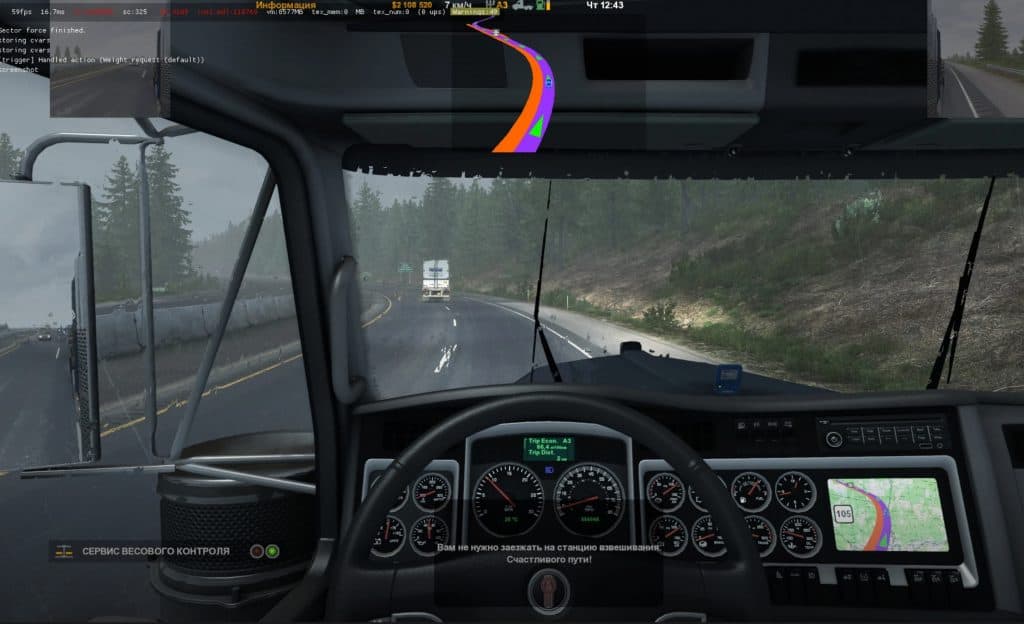 Route Advisor Mod Collection v6.01 ATS 1.41 Mod - ATS Mod | American ...