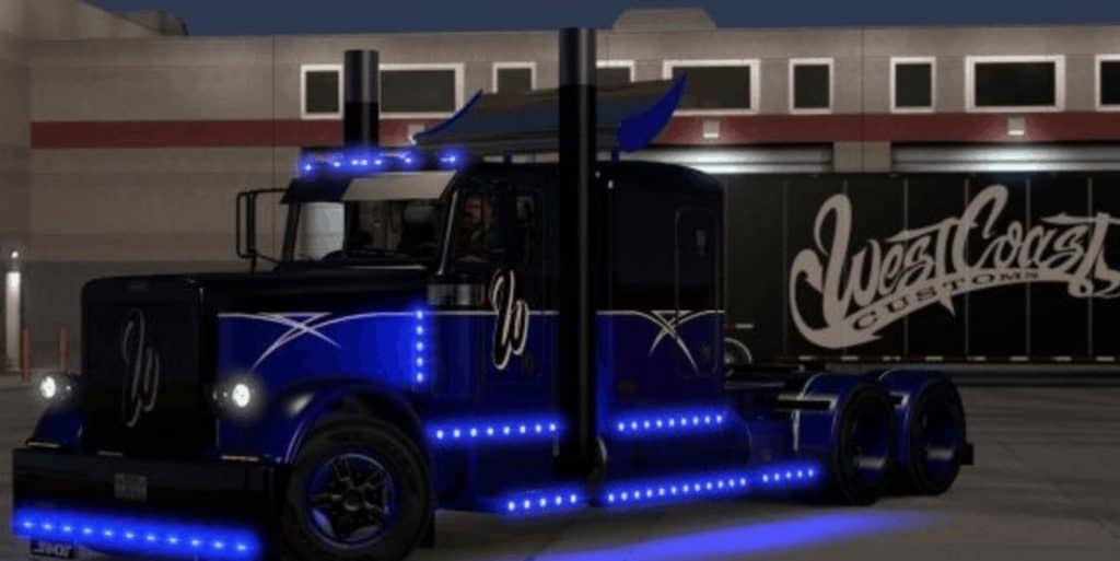 West Coast Customs Peterbilt 389 (viper2) and Trailer Skin ATS Mod ...