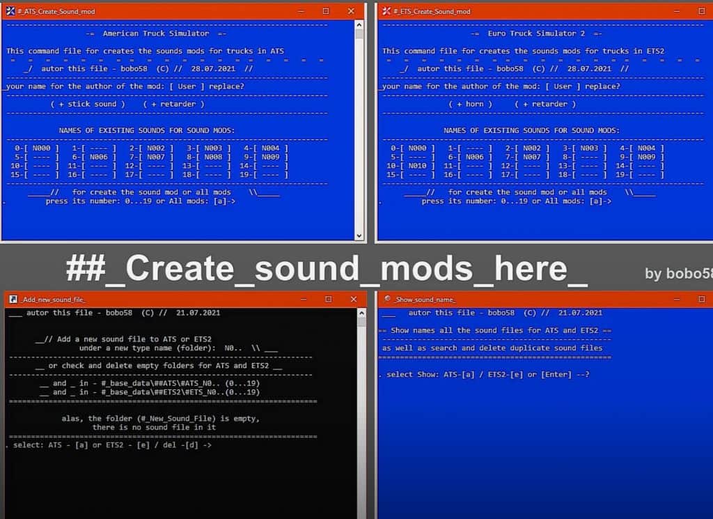 ATS Create sound mods 1.41 Mod - ATS Mod | American Truck Simulator Mod