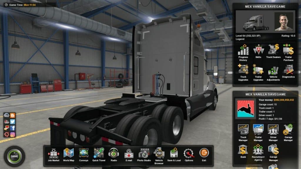 ATS Full Save Game for 1.41 NO DLC Mod - ATS Mod | American Truck ...