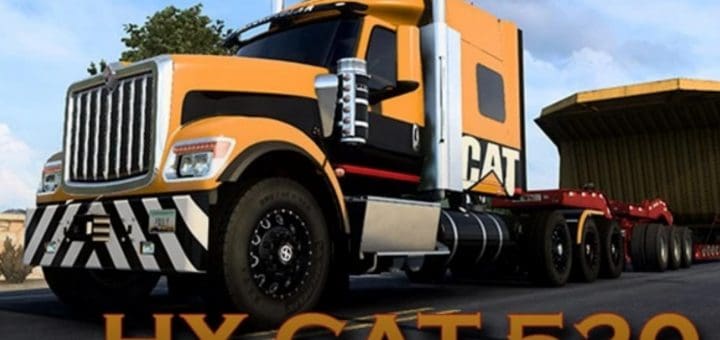 Skin CAT for Scot A2HD Truck - ATS Mod | American Truck Simulator Mod