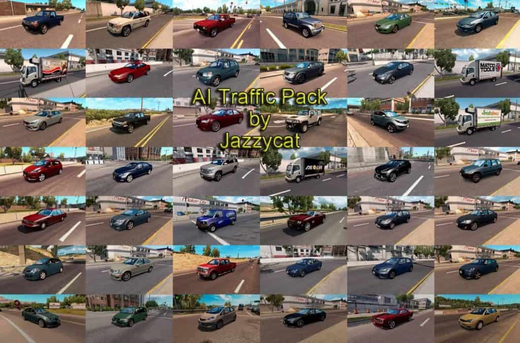 Classic Cars AI Traffic Pack by Jazzycat v6.0 Mod - ATS Mod | American ...