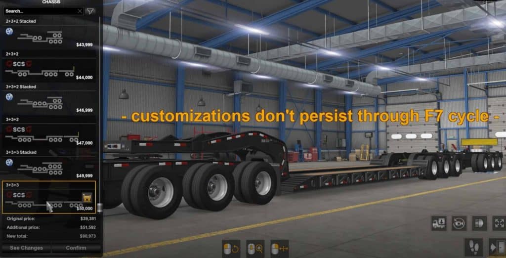 Stacked SCS Lowboy Trailers v1.3 1.41.x Mod - ATS Mod | American Truck ...