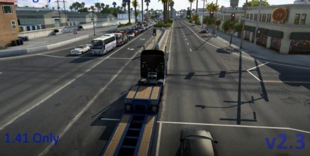 TRAFFIC MOD V2.3 BY TRAINGUY 1.41.x Mod - ATS Mod | American Truck ...