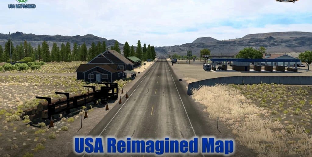 USA Reimagined Map v1.1 1.41.x Mod - ATS Mod | American Truck Simulator Mod