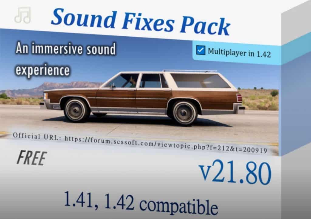 ATS Sound Fixes Pack v21.80 Mod - ATS Mod | American Truck Simulator Mod