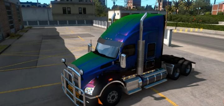 KENWORTH T909 V4.0 Mod - ATS Mod | American Truck Simulator Mod