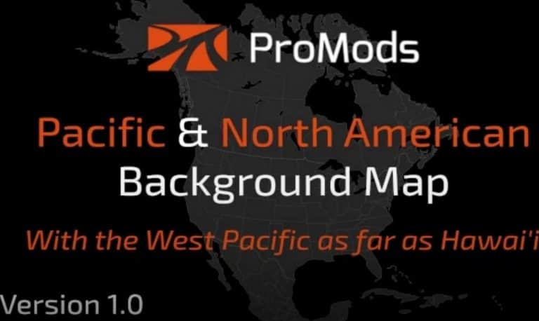 ProMods Pacific & North American Background Map v1.0 Mod - ATS Mod ...