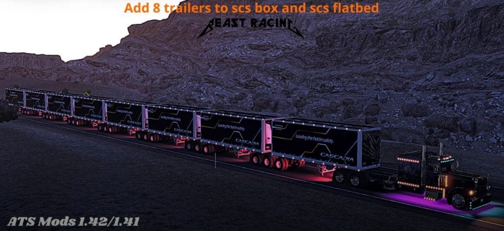 Super Road Train v1.0 Mod - ATS Mod | American Truck Simulator Mod