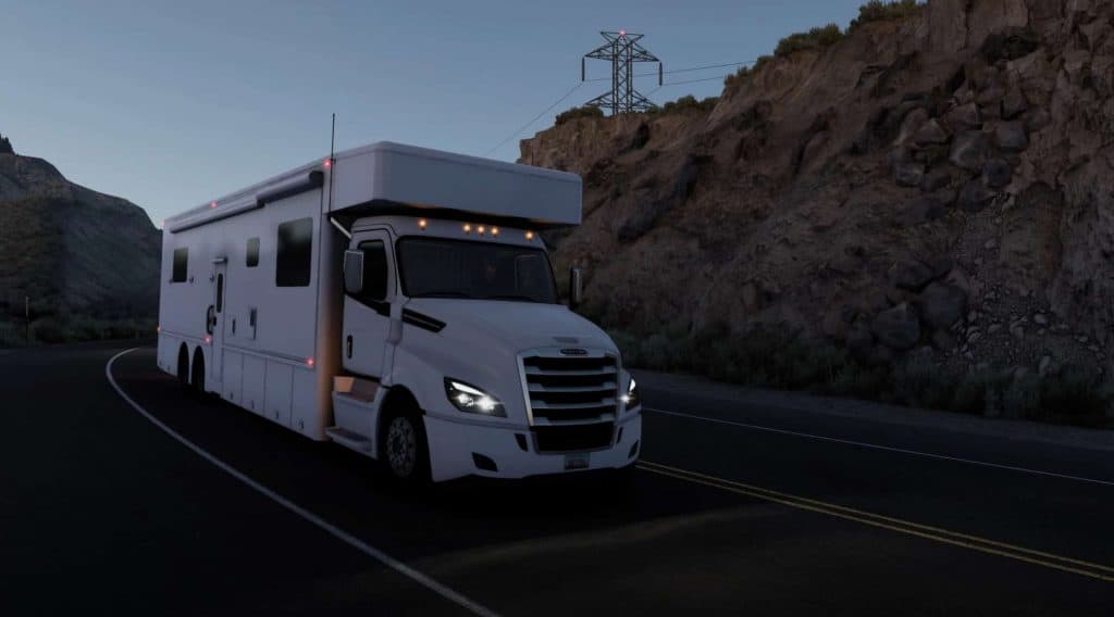 Freightliner Cascadia NRC RV Motorhome v1.2 Mod - ATS Mod | American ...