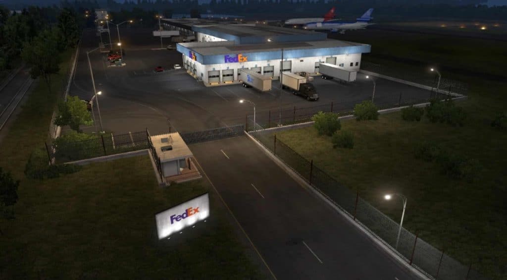 REAL COMPANIES, SHOPS & BILLBOARDS v3.1.12 Mod - ATS Mod | American ...