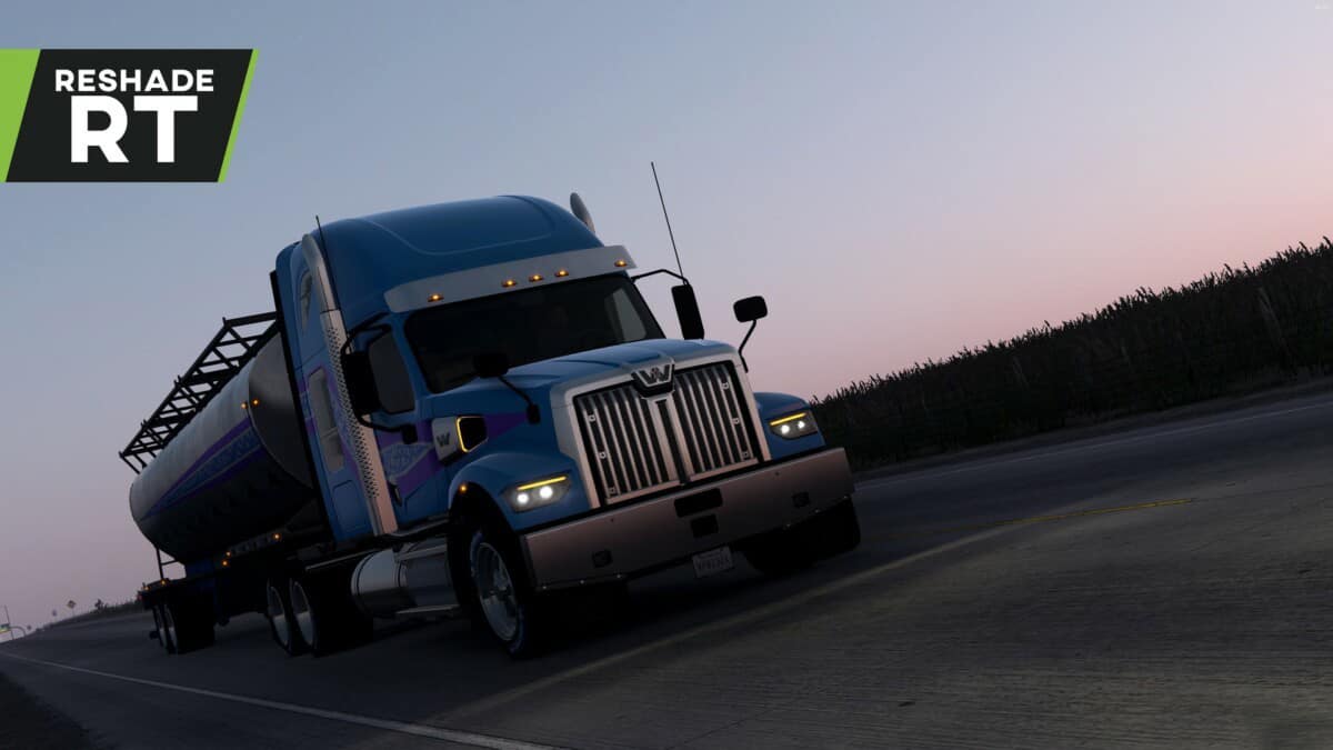 ATS – JD6 LuxuS – RAY TRACING ReShade [1.43] Mod - ATS Mod | American ...