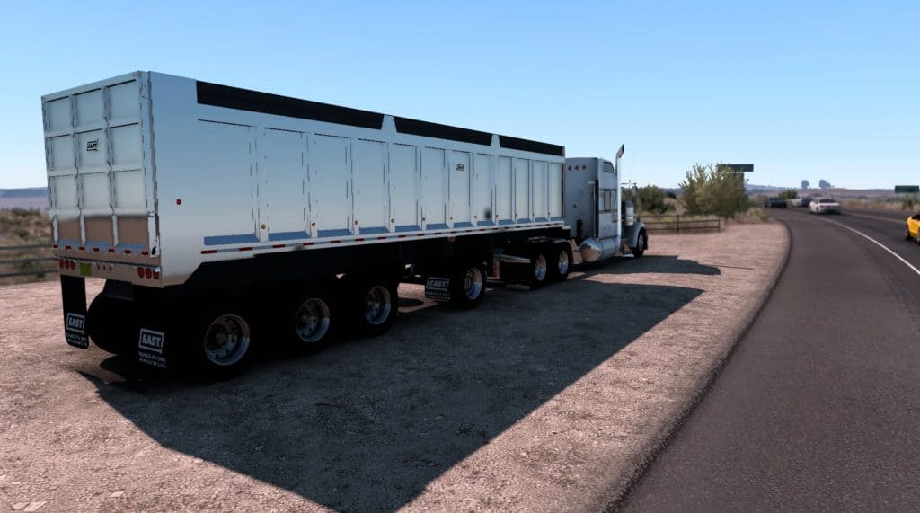 EAST Quad Axle End Dump v1.2 / Reworked for ATS 1.43 Mod - ATS Mod ...