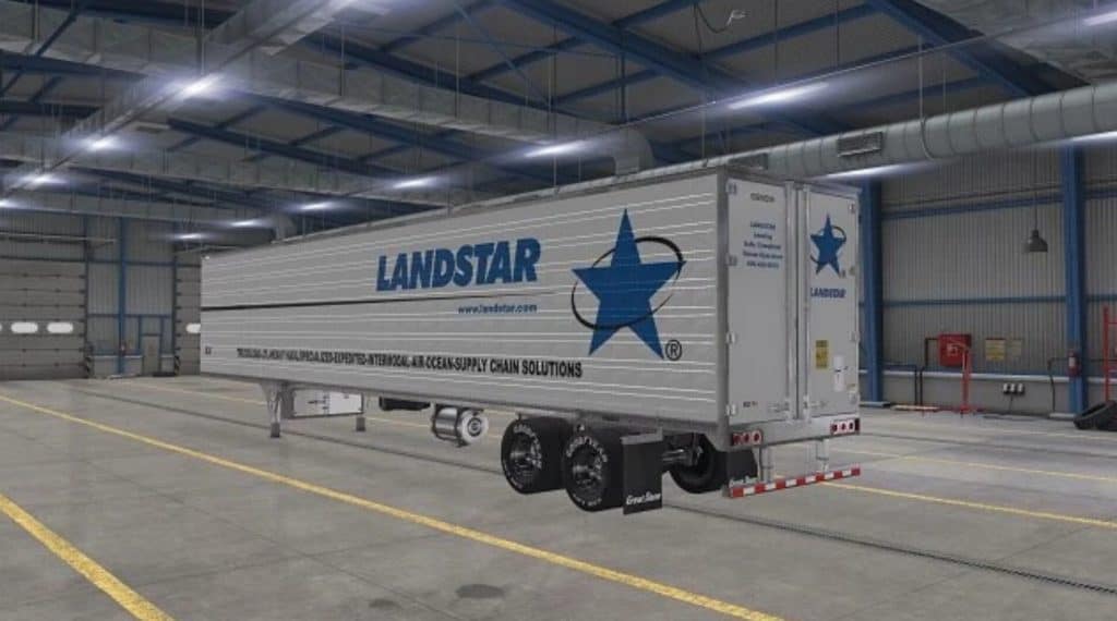 Landstar Great Dane skin v1.0 Mod - ATS Mod | American Truck Simulator Mod