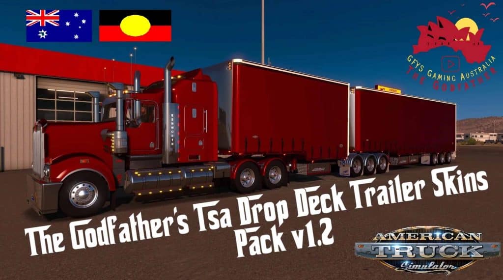 The Godfather's TSA Drop Deck Trailer Skins Pack v1.2 Mod - ATS Mod ...