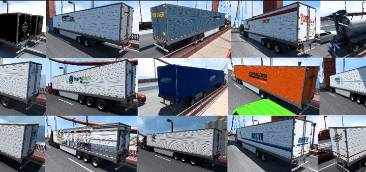 ATS Trailers Mods | American Truck Simulator Trailers mods download
