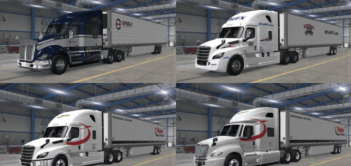 ATS Truck Skins Mods | American Truck Simulator Truck Skins mods