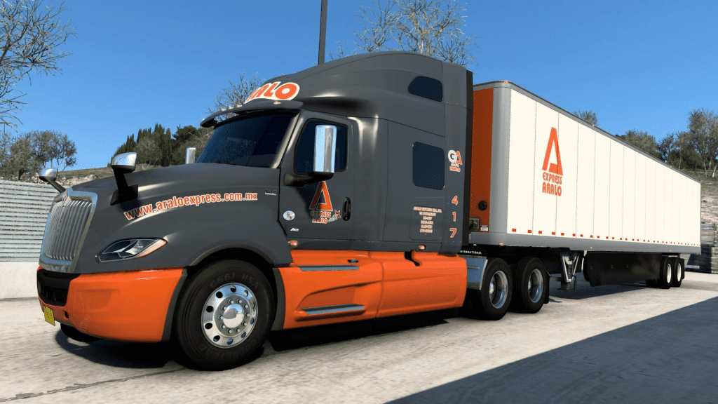 ARALO EXPRESS SKINPACK V1.0 Mod - ATS Mod | American Truck Simulator Mod