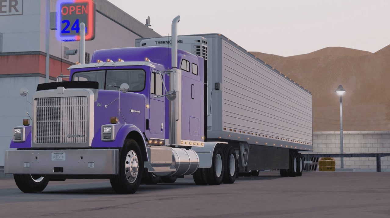 INTERNATIONAL 9900I×9300 1.43 Mod - ATS Mod | American Truck Simulator Mod