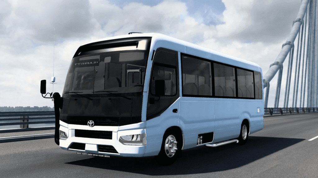 TOYOTA COASTER 2022 1.43 Mod - ATS Mod | American Truck Simulator Mod