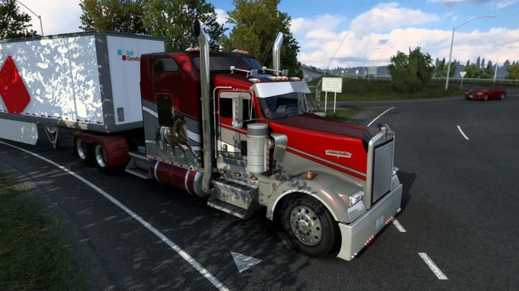 KENWORTH W900L BIG BOB 3.8 (ATS 1.45) Mod - ATS Mod | American Truck Simulator Mod