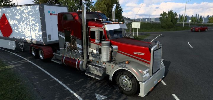 Kenworth W900L Add-ons v2.1 Mod - ATS Mod | American Truck Simulator Mod