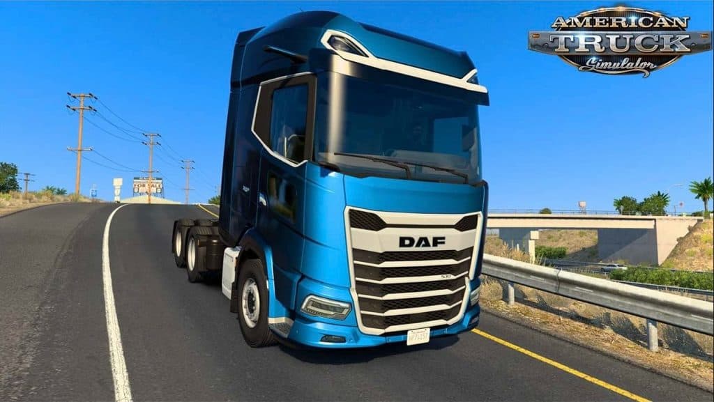DAF 2021 BY SOAP98 V1.0 1.45 Mod - ATS Mod | American Truck Simulator Mod