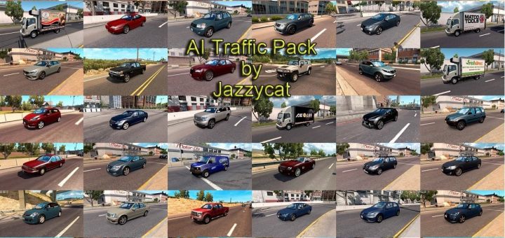 AI Traffic Pack by Jazzycat v16.6.2 Mod - ATS Mod | American Truck ...