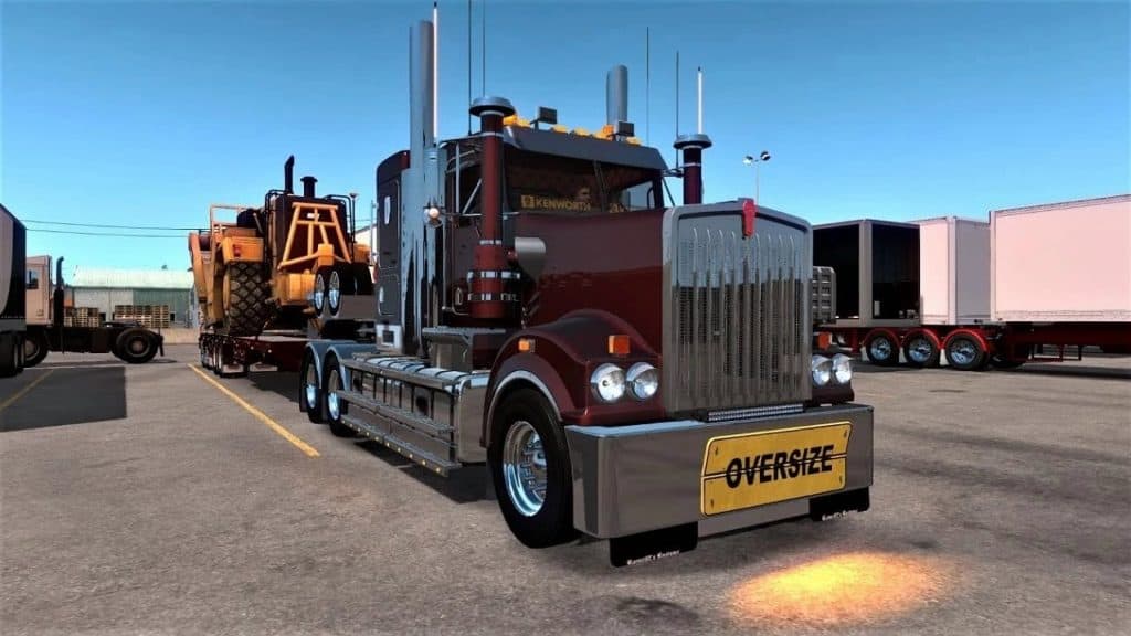 KENWORTH T909 V4.0 Mod - ATS Mod | American Truck Simulator Mod