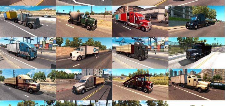 More realistic traffic v1.0 Mod - ATS Mod | American Truck Simulator Mod