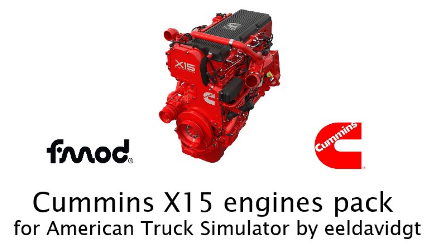 Cummins X15 engines pack by eelDavidGT v 1.2 (ATS 1.44 – 1.48) Mod ...