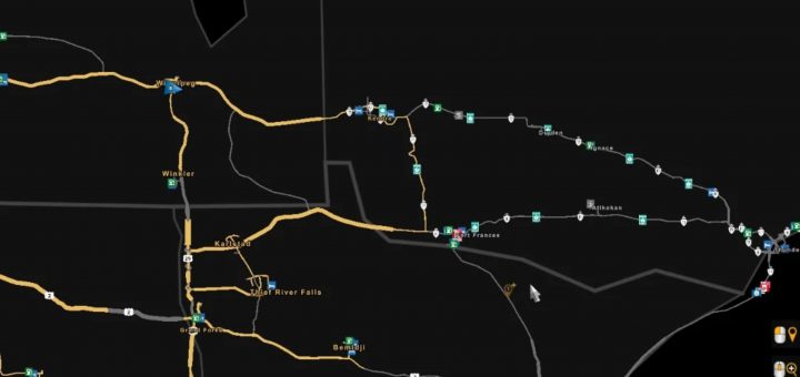 ATS Maps Mods | American Truck Simulator Maps mods download